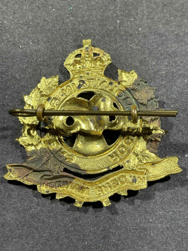 WW2 WWII Canada Royal Canadian Rocky Mountain Rangers Regiment Cap ...