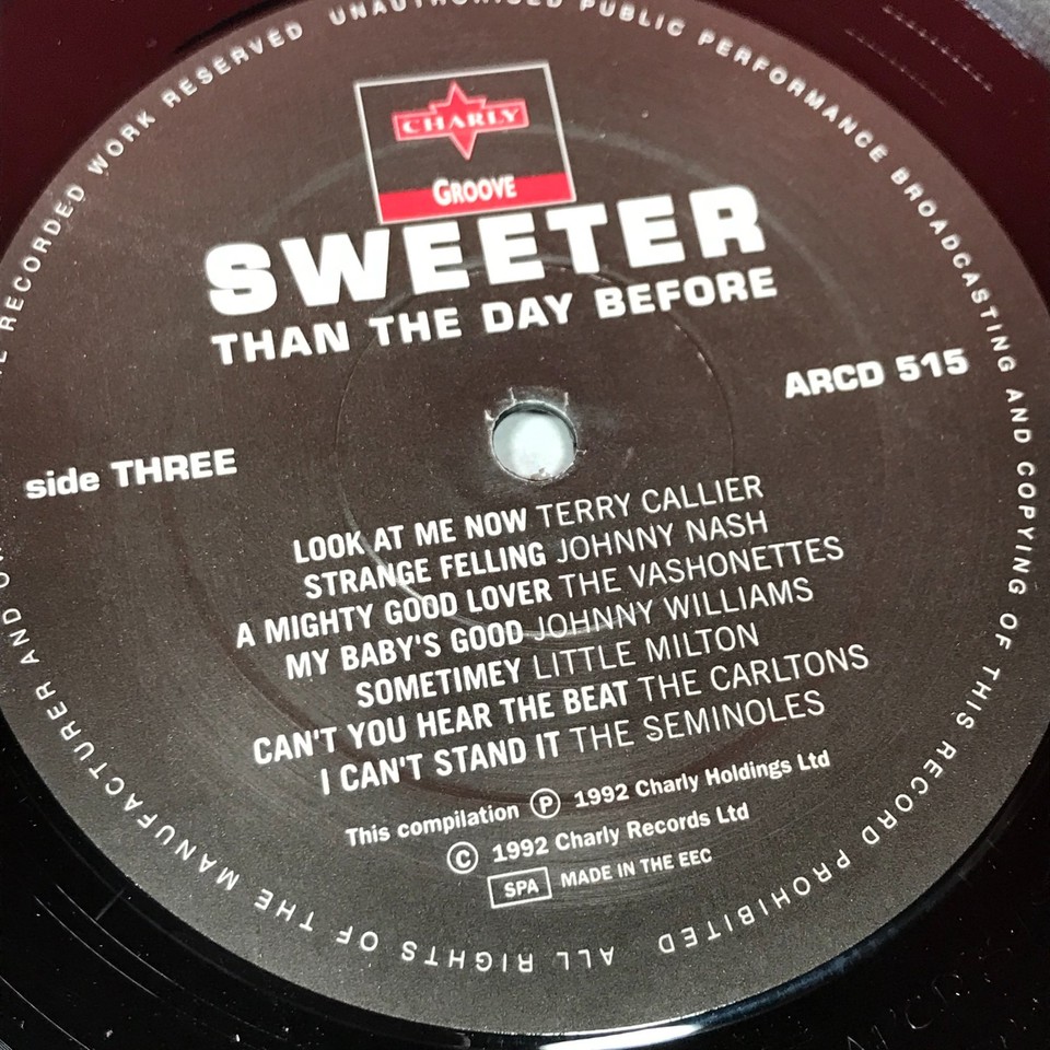 VARIOUS Sweeter Than The Day Before28 Classic Cuts From Chess UK Double ...