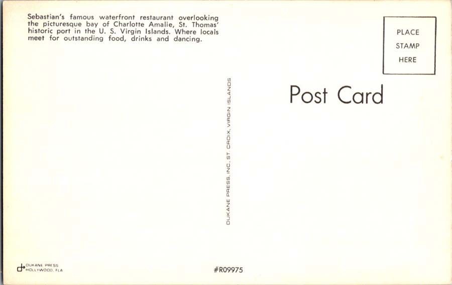 St. Thomas Us Virgin Islands VI : RESTAURANT SCENE j/24 AW9324 | eBay UK