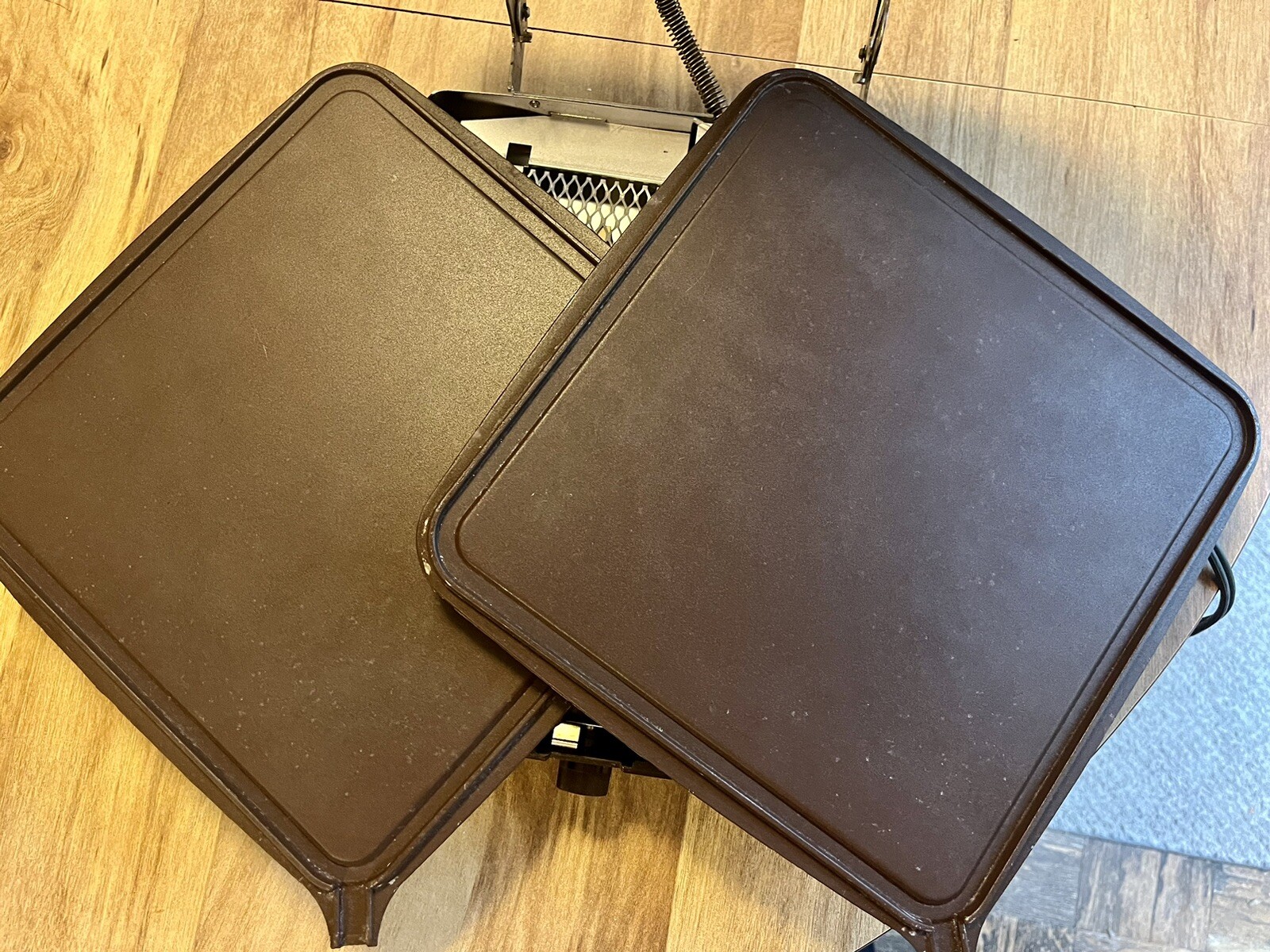 Vntg Toastmaster Waffle Maker Sandwich Grill Removable Reverse Grids ...