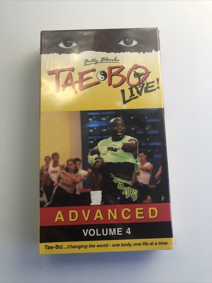 Billy Blanks Tae Bo Live Advanced Volume 4 VHS Brand New Never Opened ...