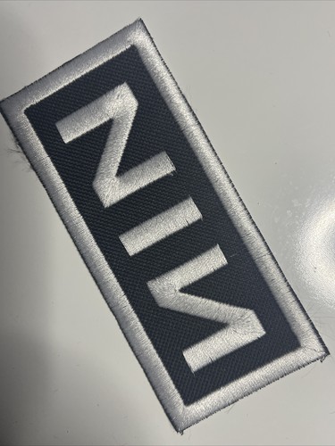 Nine Inch Nails Logo Patch: High Quality Embroidery, Iron On, 5 X 2 ...