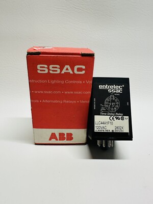 NEW SSAC ABB LLC44A1F10 Time Delay Relay | eBay