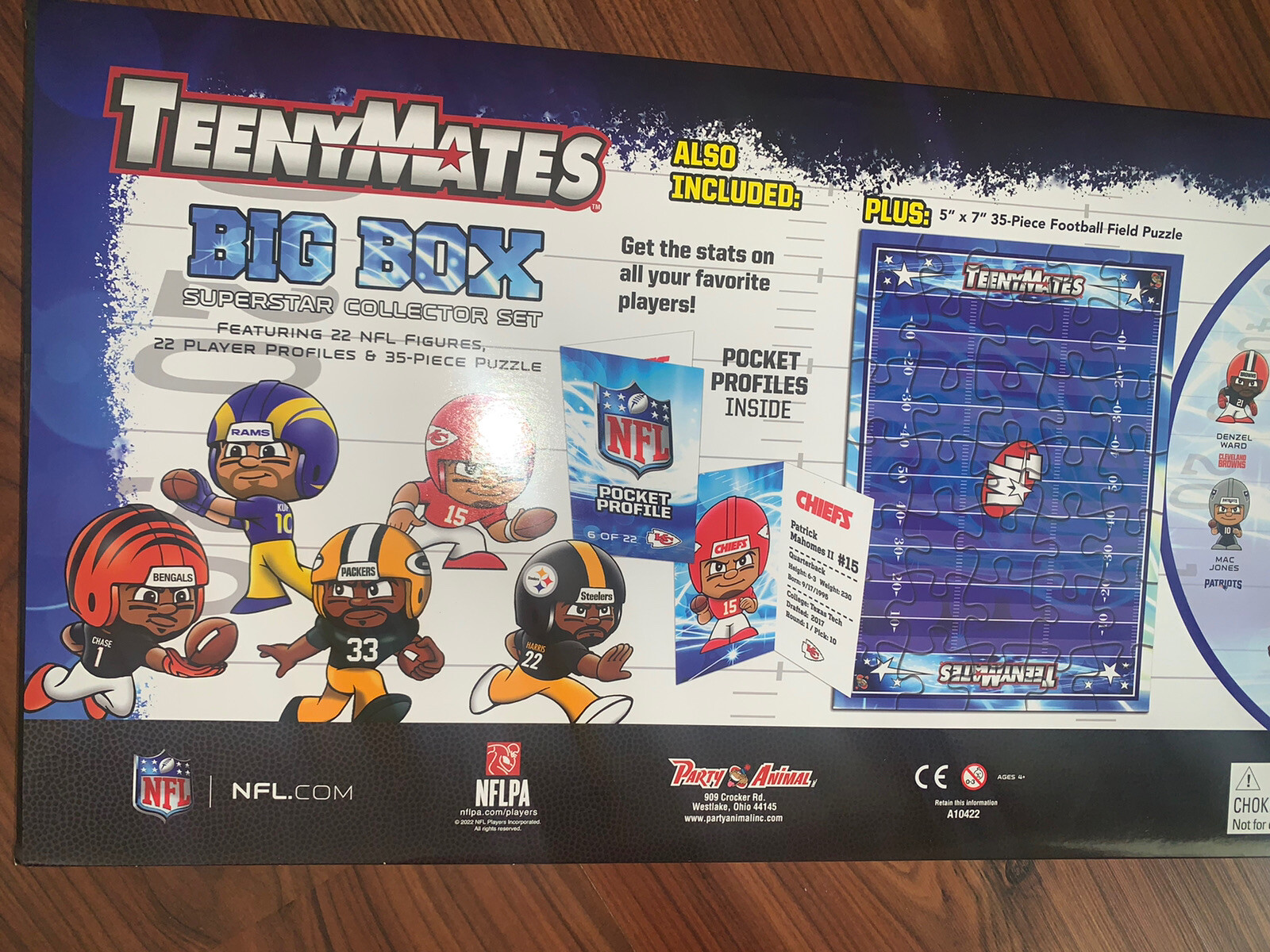 TeenyMates TM32C1 NFL Gold Box Superstar Action Figure Collector Set ...
