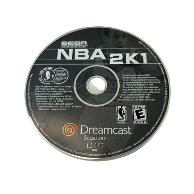 NBA 2K1 - Basketball - Sega Dreamcast - Game - Disc Only - UNTESTED | eBay