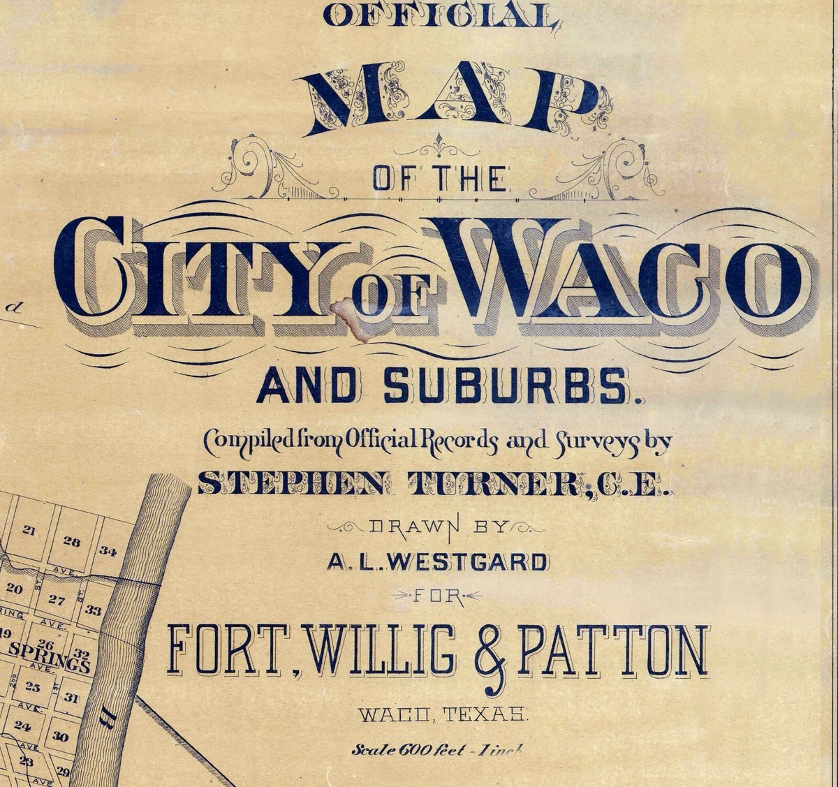 Printable Street Map Of Waco