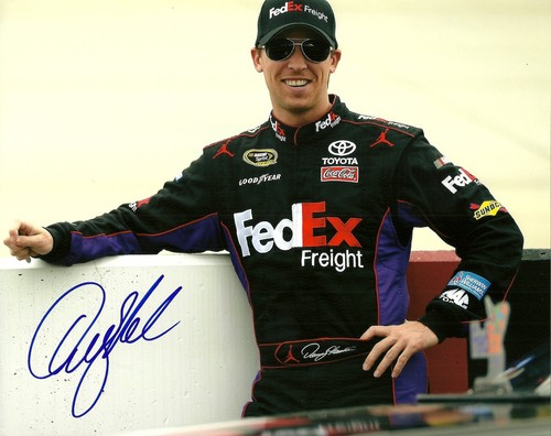Denny Hamlin Hand Signed 8x10 Photo Racing Signature Autograph NASCAR ...