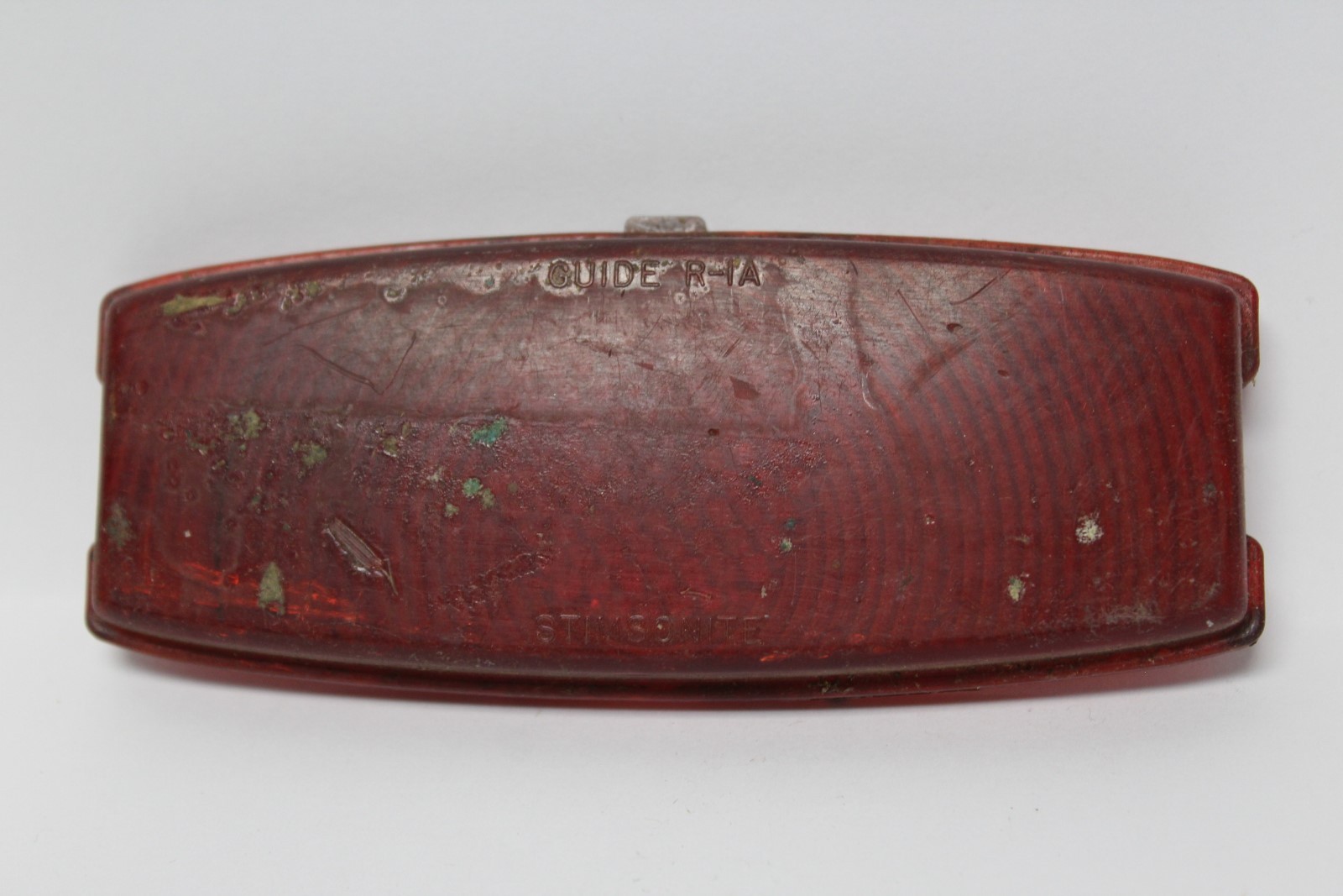 Used Red Plastic Tail Light Lens Stimsonite Guide R-1A 1941-48 ...