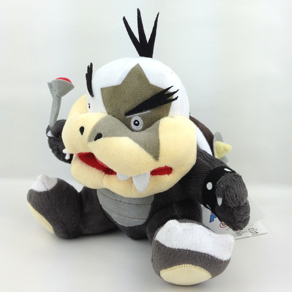 Morton Koopa Jr. Super Mario Bros Plush Toy Big Mouth Koopalings Bowser ...