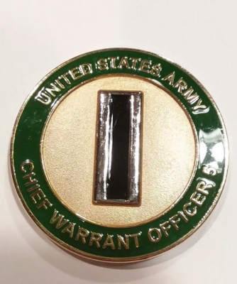 U.S. Army Chief Warrant Officer 5 Engravable Challenge Coin | eBay