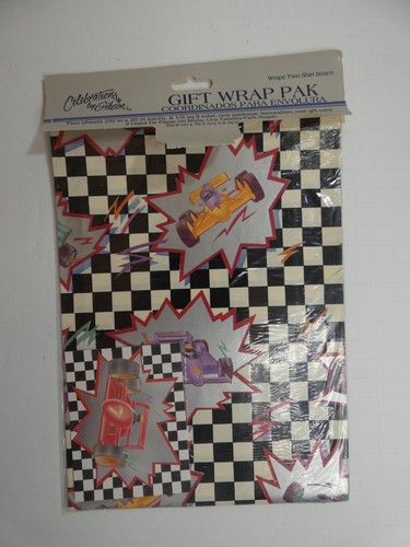 VTG Celebrations by Gibson Gift Wrap Pak 2 Sheets 20x30" Wrapping Paper ...