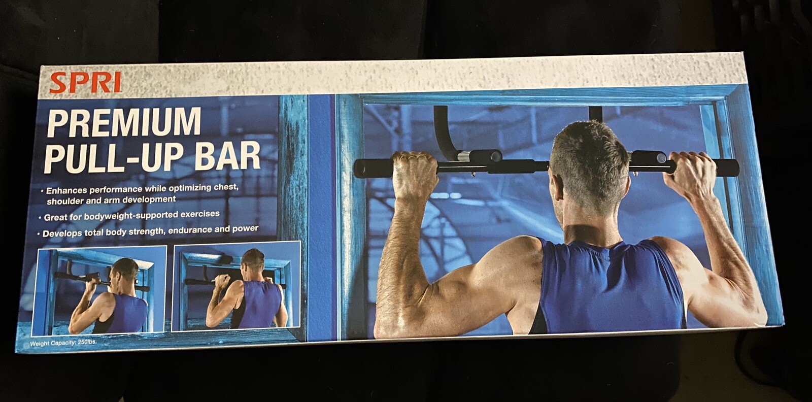 SPRI Premium Pull Up Bar ⚡️Ships Same Day ⚡️Chest Shoulder Arm Home Gym ...