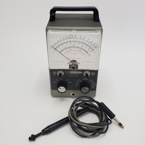 Vintage HEATHKIT VTVM IM-11 Analog Vacuum Tube Heath Voltmeter Meter w ...