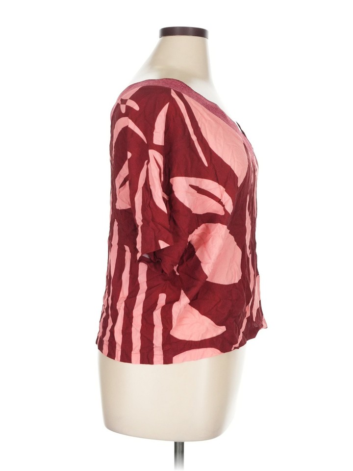 Garage Women Red Short Sleeve Blouse XL | eBay