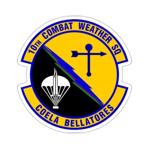 10 Combat Weather Squadron AFSOC (U.S. Air Force) STICKER Vinyl Die-Cut ...