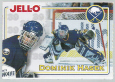DOMINIK HASEK 1995 NHL Kraft Jell-o Cut out N#OB. SABRES | eBay