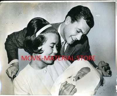 Dwayne Hickman With Wife And Baby Dobie Gillis Original 7x9" Photo # ...