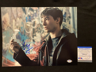 EZRA MILLER Autographed Autograph Auto Hand Signed 11x14 Photo THE ...