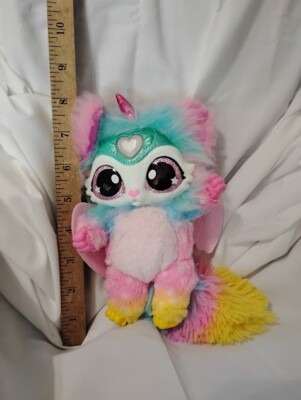 Magic Mixies Rainbow Fox Unicorn Magical Misting Pet Plush Doll Tested ...