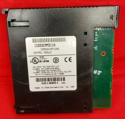 FANUC COMMUNICATIONS CONTROL MODULE, IC693CMM311N, SERIES 90-30, 400MA ...