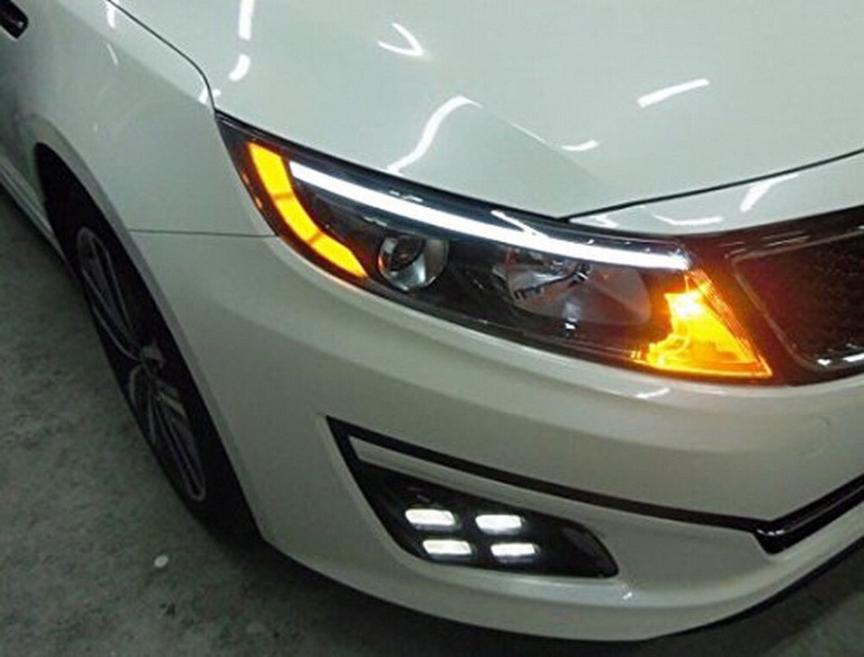 KSpeed 10W LED Daytime Running Light Lamps For 14-15 Kia Optima K5 w ...