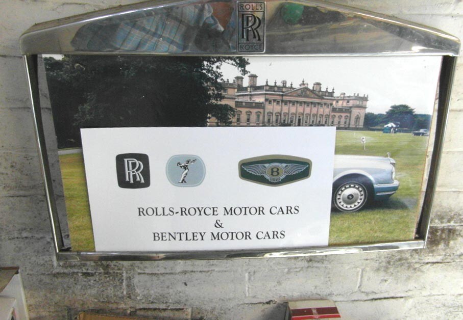 LARGE Rolls-Royce Bentley laminated sign for your garage wall ALL 3 RR ...