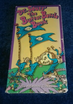 Dr. Seuss The Butter Battle Book VHS Animated Ralph Bakshi Play Tested ...