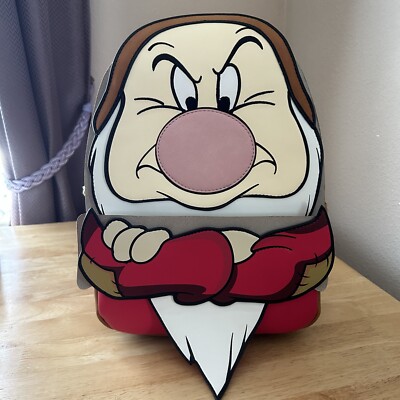 Loungefly Exclusive Disney Snow White Grumpy Cosplay Mini Backpack NWT ...