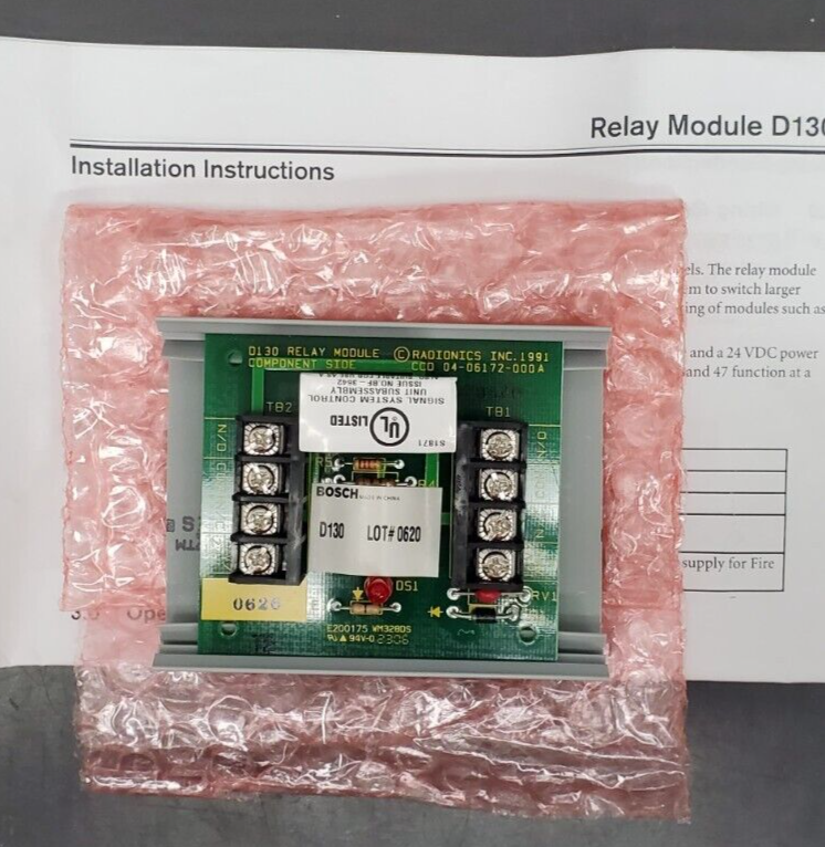 NEW Radionics Bosch D130 Auxiliary Relay Module | eBay