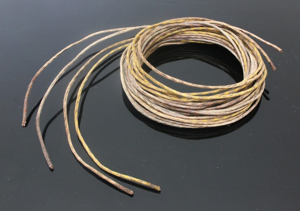 141# Amazing 00'S Western Electric Cloth 18GA wire 10M 4pc for 300B ...