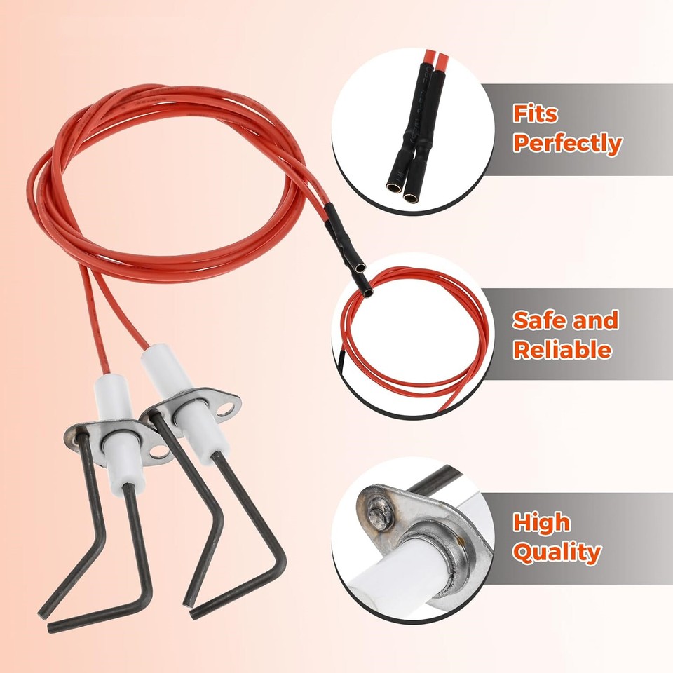 2Pcs 62-24164-01 Direct Spark Ignitor for Rheem Furnace Flame Sensor ...