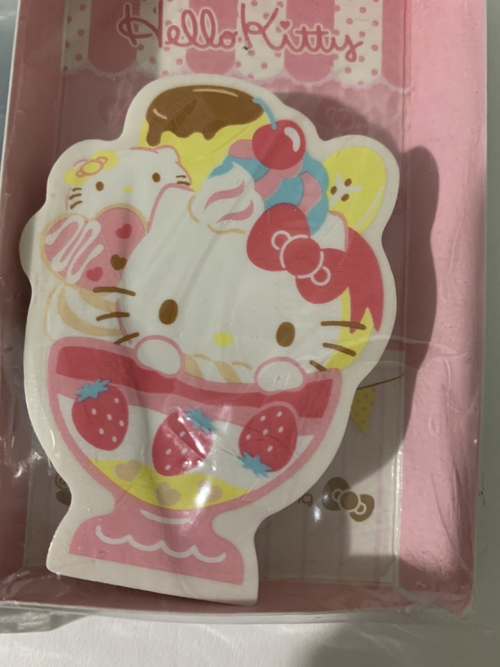 Sanrio Hello Kitty Cinnamoroll Dessert Parfait Eraser Trinket Plush | eBay