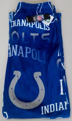 INDIANAPOLIS COLTS MENS SLEEP LOUNGE PAJAMAS MICROFLEECE PANTS M L XL ...