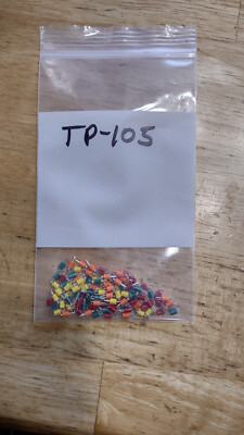 25 ea of 4 colors of Components Corp PCB Test Point TP-105-01 Series 0. ...