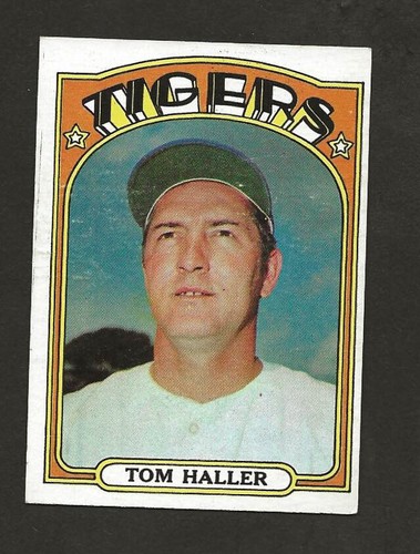 1972 TOPPS BASEBALL CARD # 175 TOM HALLER Detroit Tigers ex | eBay