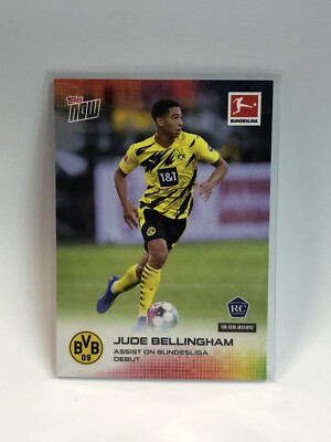 2020 Topps Now Bundesliga RC #4 Jude Bellingham Rookie Card (1st Ever ...