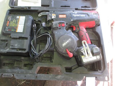 MAX RB441T TwinTier Cordless Rebar Tie Wire Machine w 3.0 battery ...