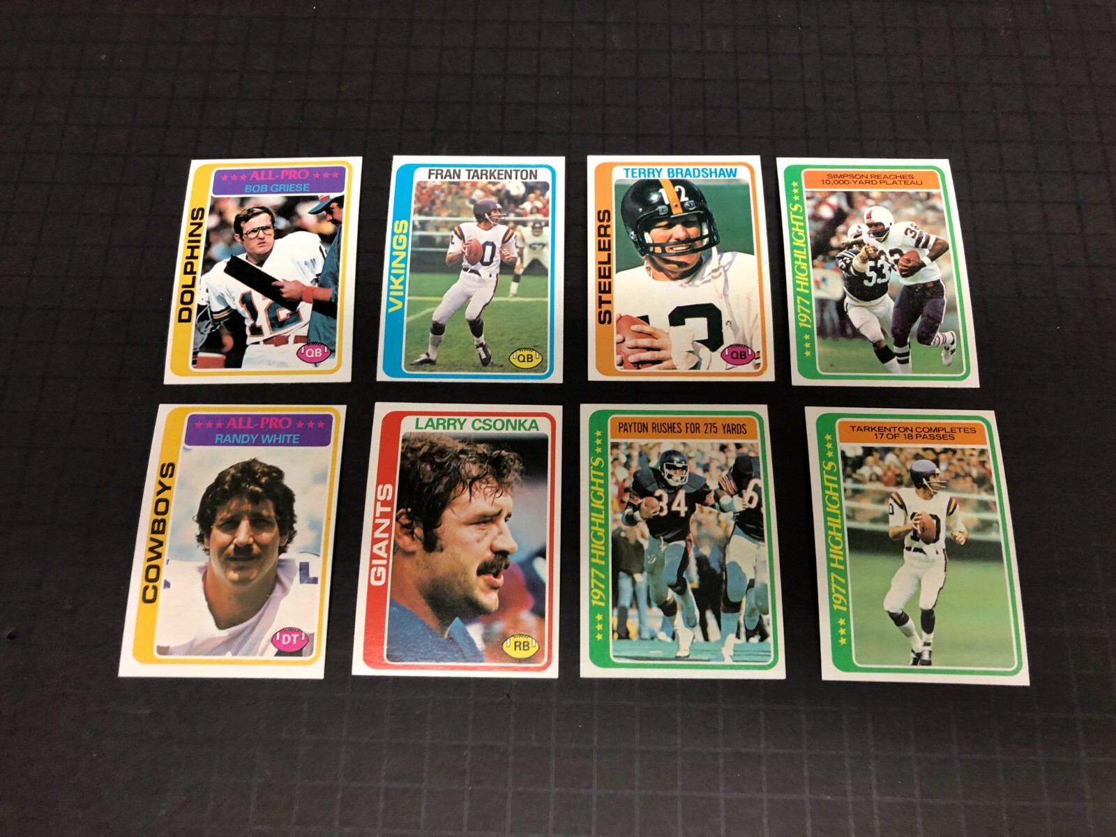 1978 TOPPS Football Complete Set (1-528) w- TONY DORSETT Rookie card ...