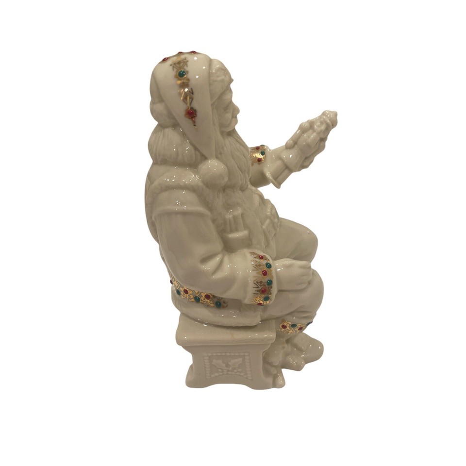 LENOX JEWELS Collection SANTA TOY SHOP 7"h Figurines #5 in Series 1998 ...