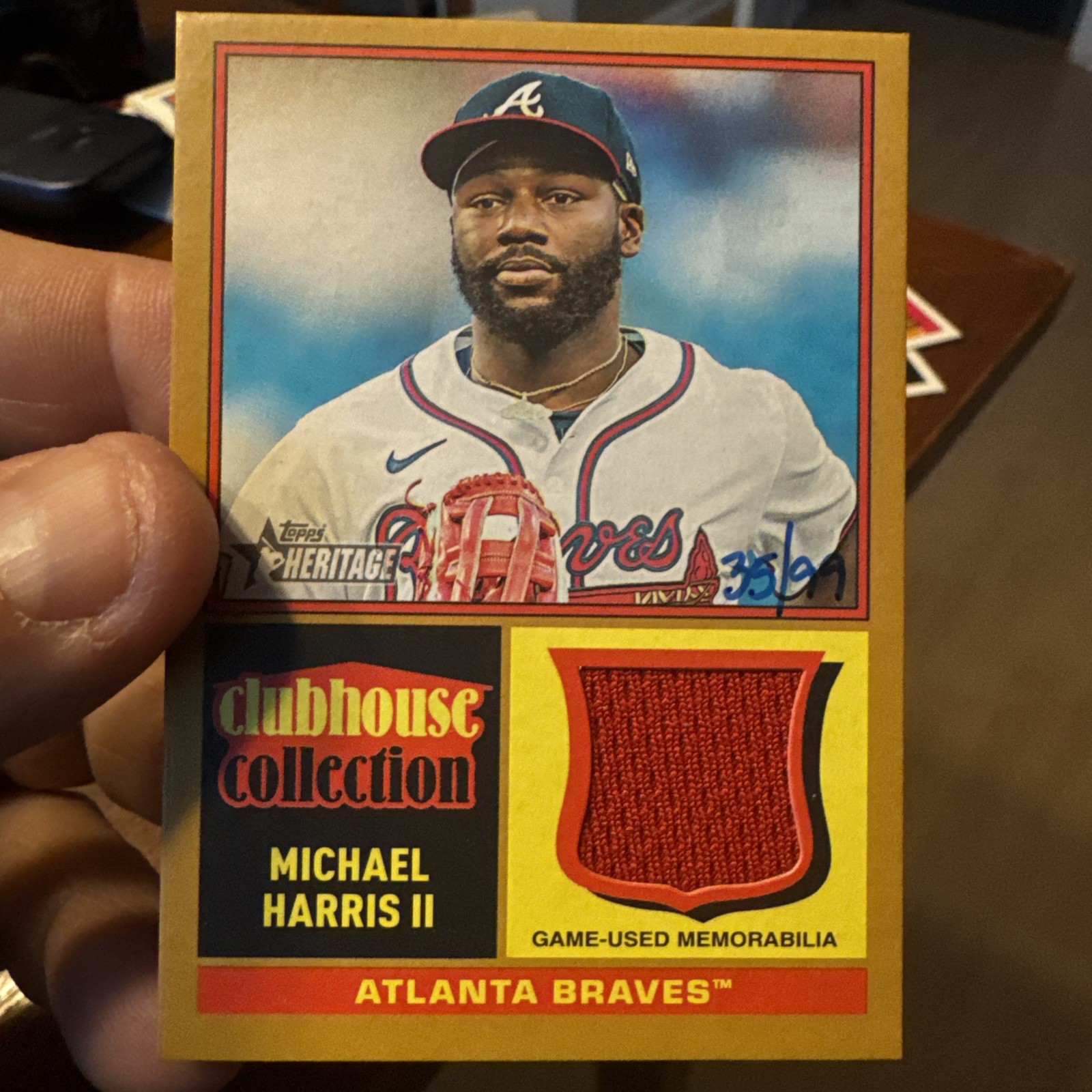 Michael Harris II 2025 Topps Heritage #CCR-MH Clubhouse Collection Relics - Gold /99 Price Guide ...