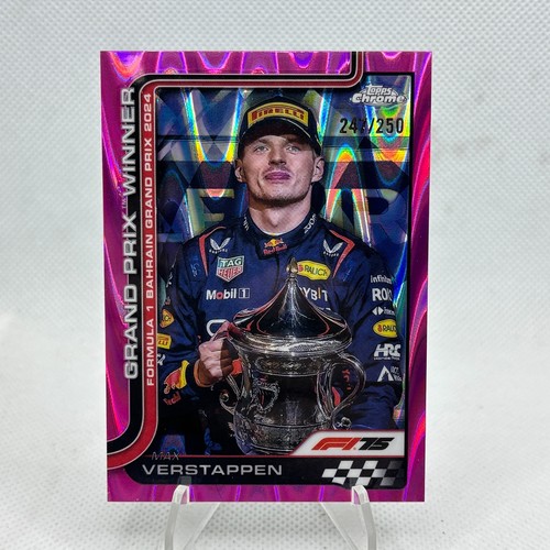 2025 Topps Chrome F1 Max Verstappen Pink Refractor /250 Grand Prix ...