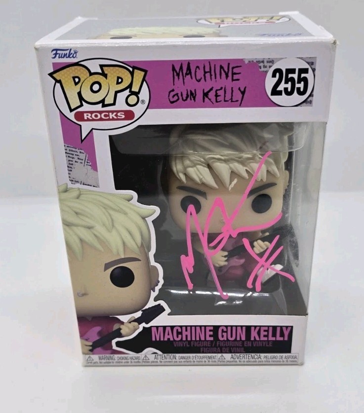 Machine Gun Kelly Autographed Signed Machine Gun Kelly Funko Pop #255 SWAU