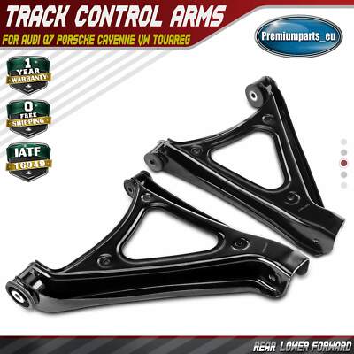 2x Track Control Arms Rear Lower Forward for Audi Q7 Porsche Cayenne VW ...