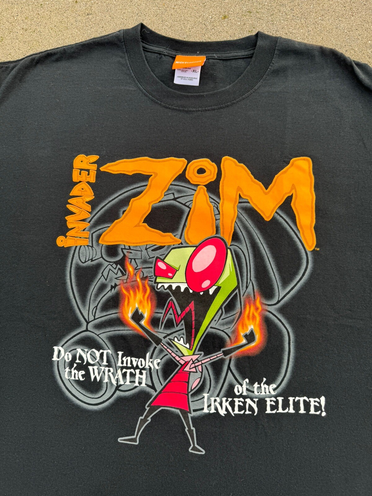 2004 Nickelodeon Invader Zim TV Cartoon Promo T-Shirt… - Gem