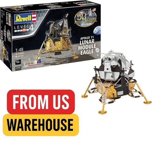 Revell RV03701 Moon Landing 1:48 - Apollo 11 Lunar Module & Eagle ...