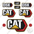 Fits Caterpillar D6K Custom Next Gen Dozer Decal Kit - 7 YEAR OUTDOOR ...