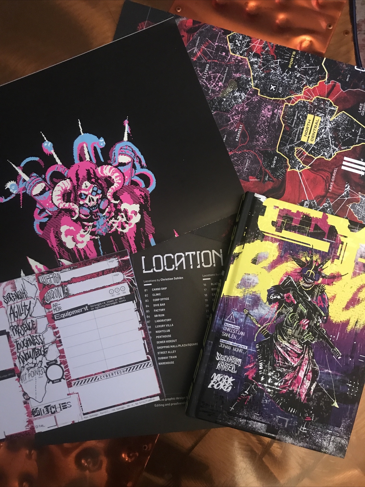 Cy_Borg Kickstarter Edition + Asset Pack Mork Borg Hack RPG OSR