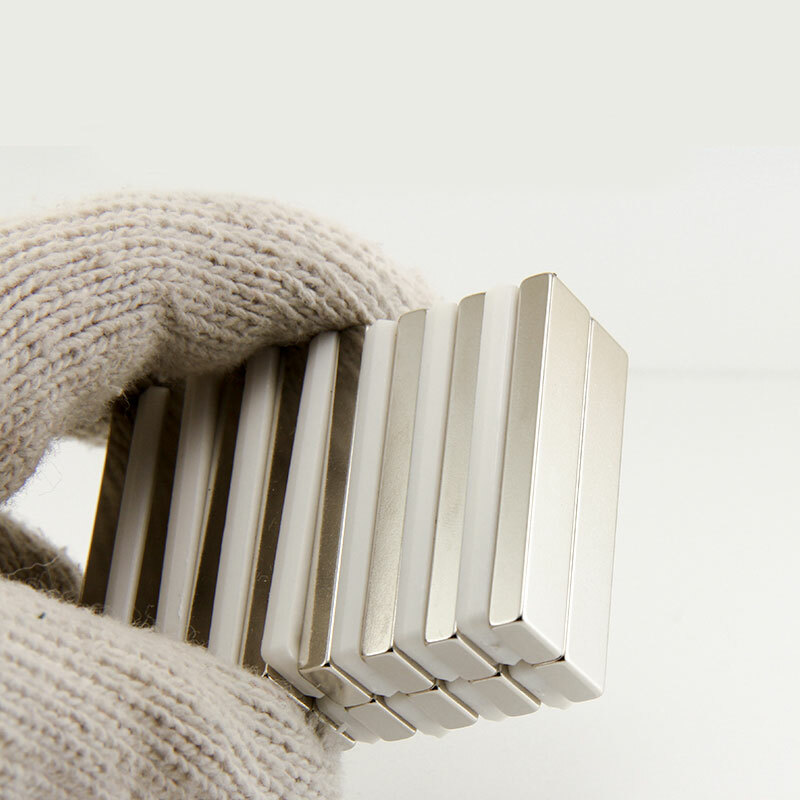 Lots 50mm x 10mm x 5mm Bar Block Strong Cuboid Magnet Rare Earth ...