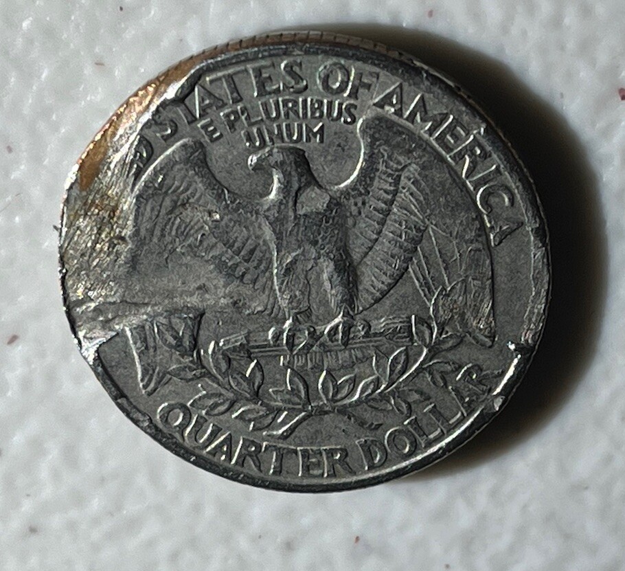 RARE 1994-P Washington Quarter Die Cuds Die Clashes Crushed Forehead ...