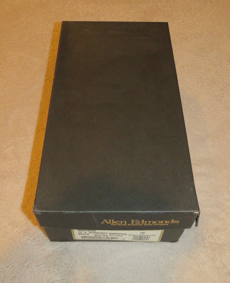 Allen Edmonds Grayson Burgundy Horween Shell Cordovan Tassel Loafer 10A ...